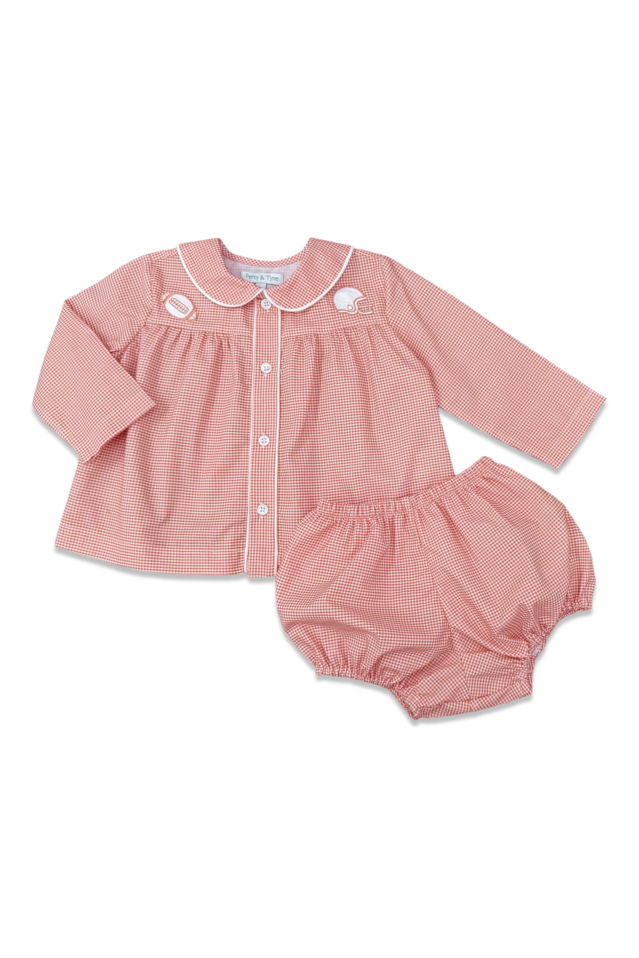 Clement Bloomer Set - Orange & White – Plaid Rabbit Gifts