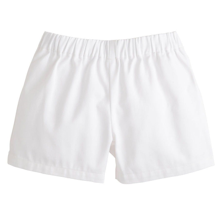 Little English Basic Short - White Twill for Toddlers & Little Boys ...