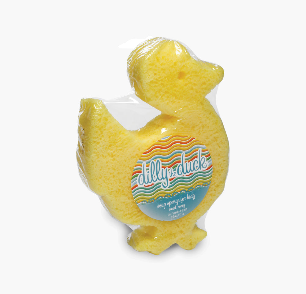 Caren Products LLC Dilly Duck Shower Sponge – Plaid Rabbit Gifts