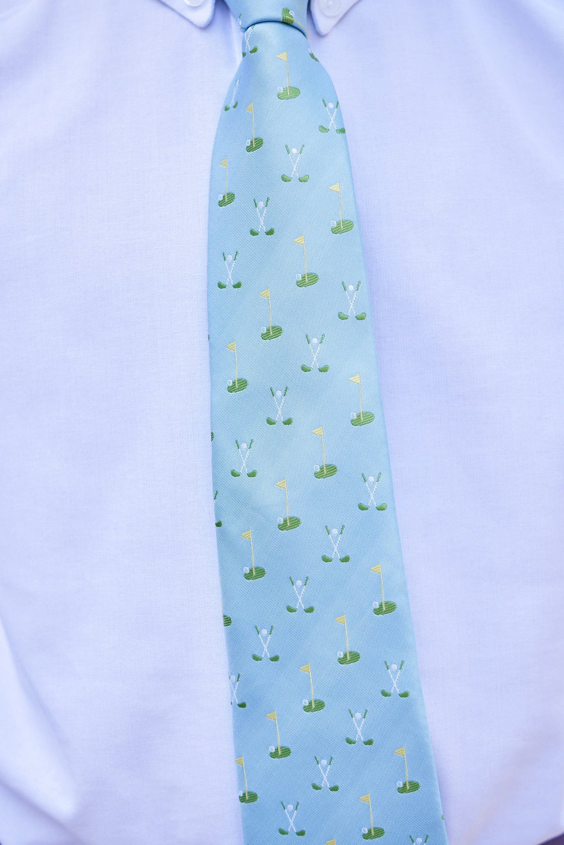 Little English Golf Cart Neck Tie – Plaid Rabbit Gifts