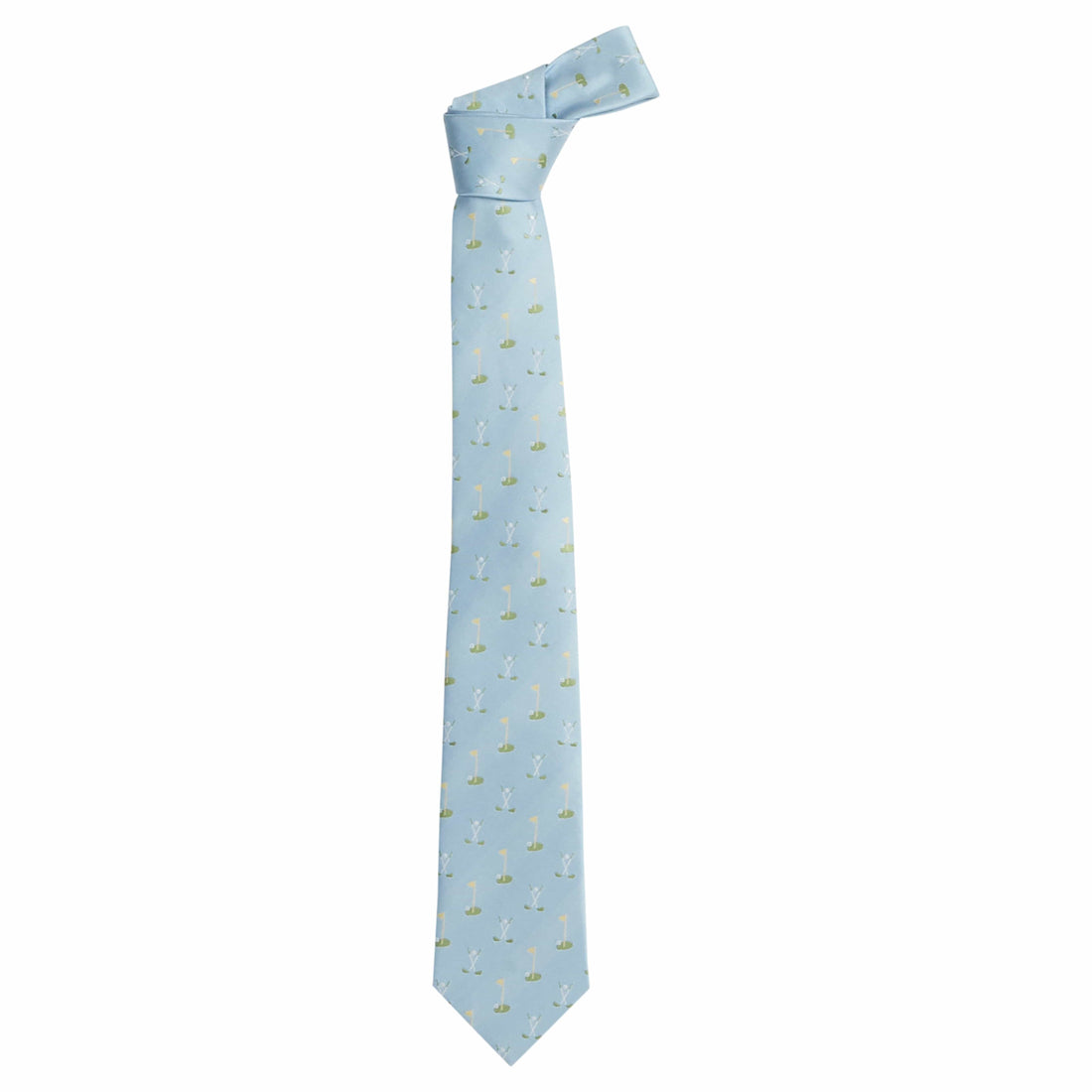 Little English Golf Cart Neck Tie – Plaid Rabbit Gifts