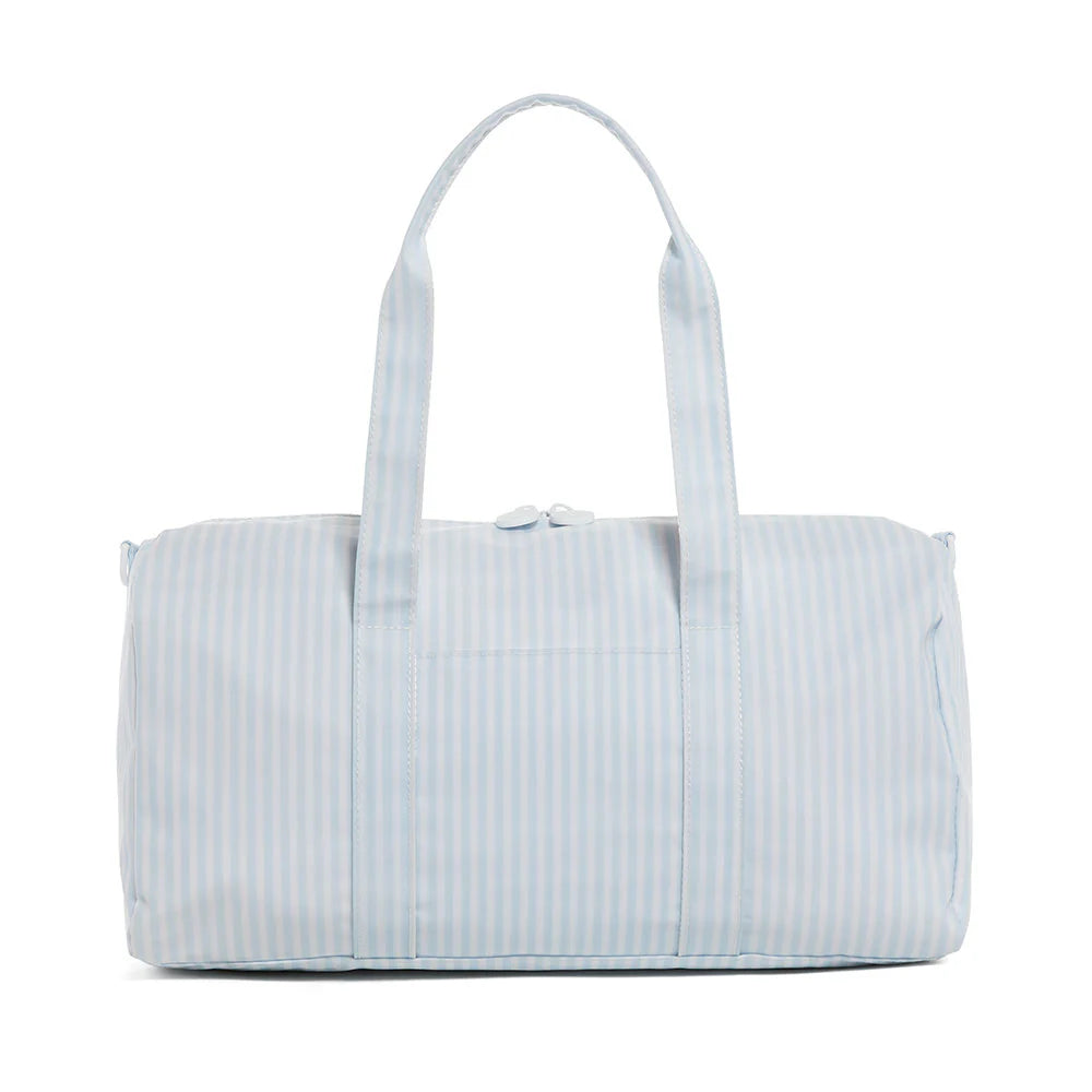 TRVL Design Weekender Duffel Bag - Pimlico Stripe Blue – Plaid Rabbit Gifts